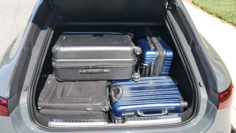 Mercedes-Benz EQS Sedan Luggage Test: How much trunk space? - Autoblog