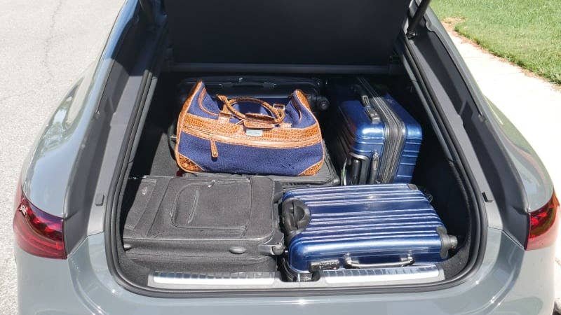 Mercedes-Benz EQS Sedan Luggage Test: How much trunk space? - Autoblog