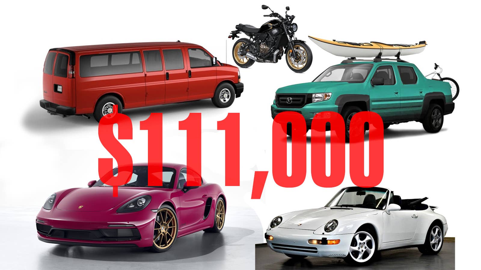 Here's $111,000. Buy whichever (and how many) cars you want - Autoblog