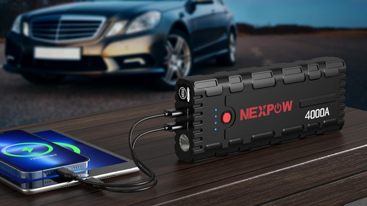 Nexpow's newest car jump starter is available for over 50% off today ...