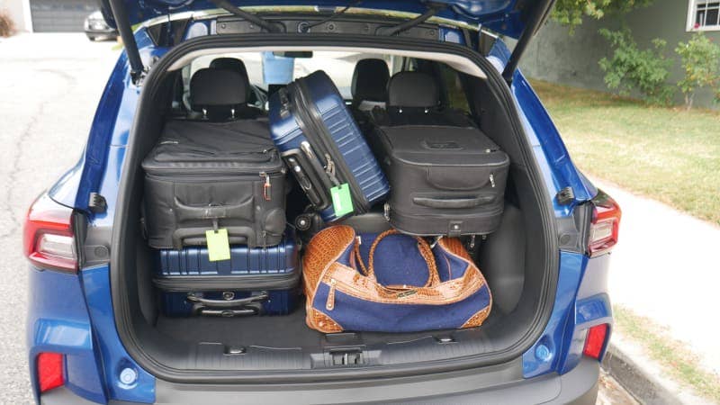 Ford Escape Hybrid and PHEV Luggage Test: How much fits in the cargo ...