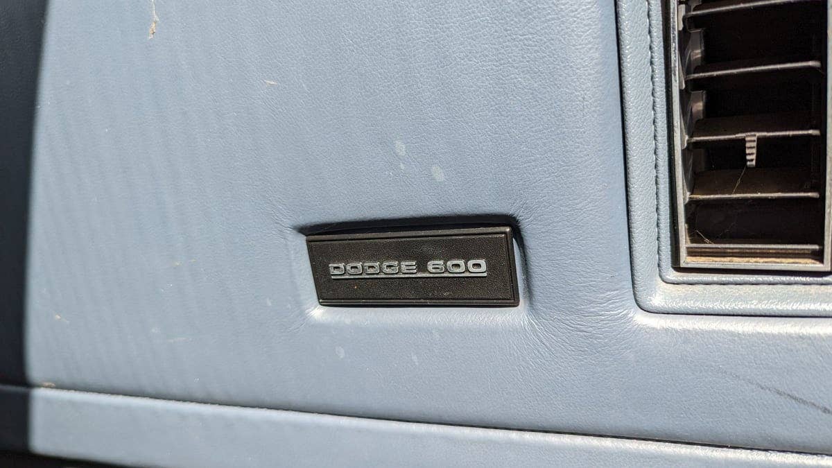 Junkyard Gem: 1987 Dodge 600 SE Sedan - Autoblog