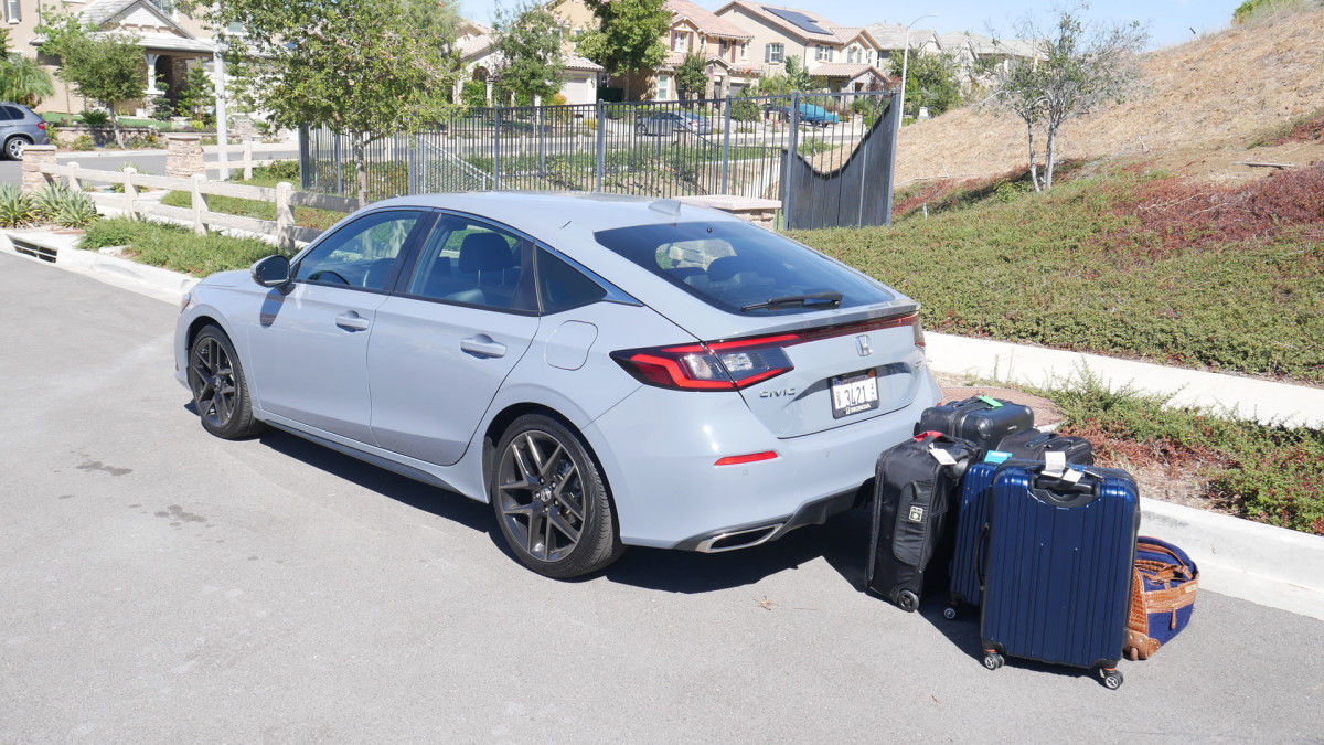 Honda Civic Hatchback Luggage Test: How it compares with sedan and ...