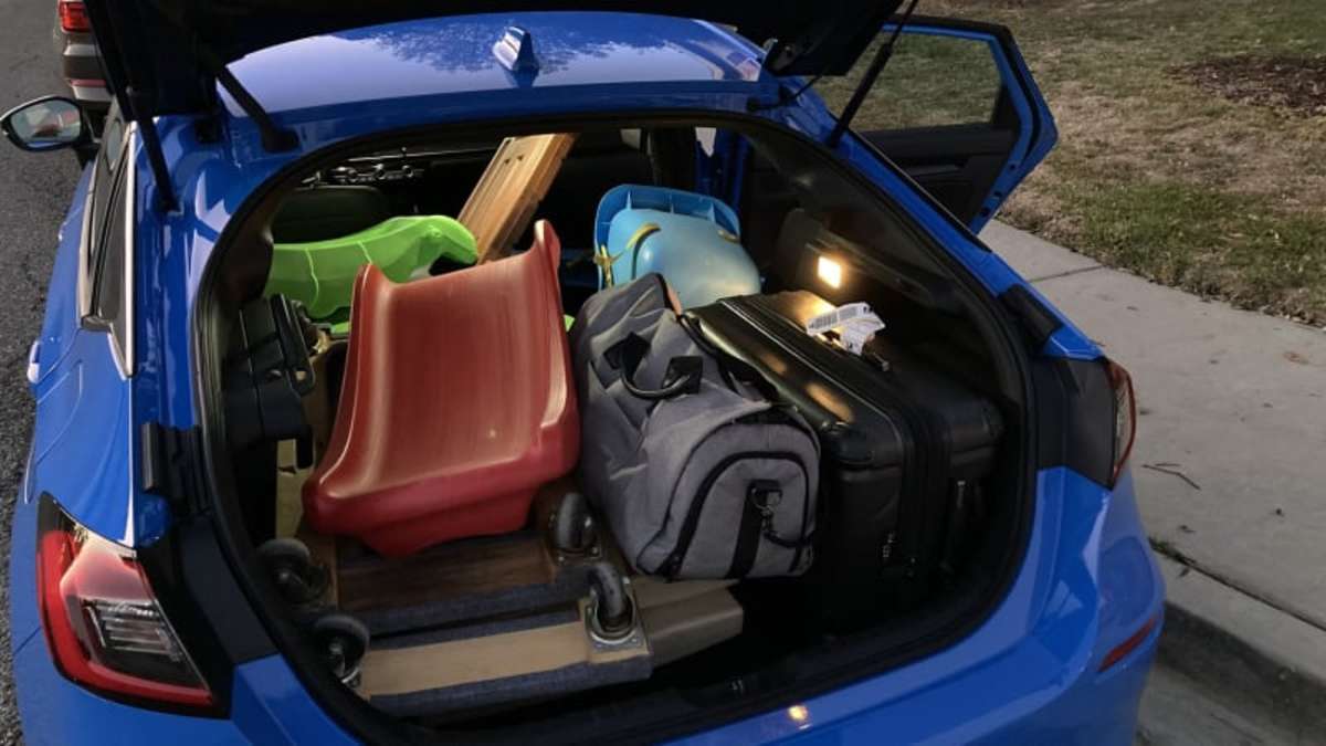 Honda Civic Hatchback Luggage Test: How it compares with sedan and ...