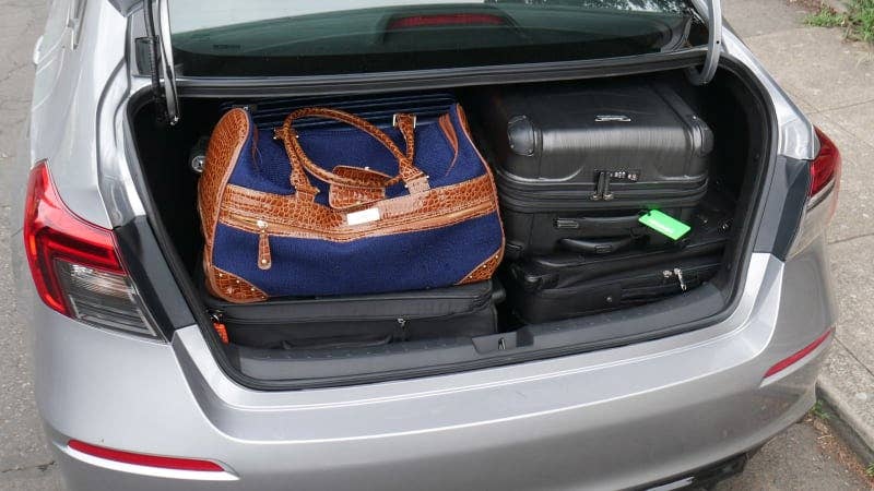 Honda Civic Hatchback Luggage Test: How it compares with sedan and ...