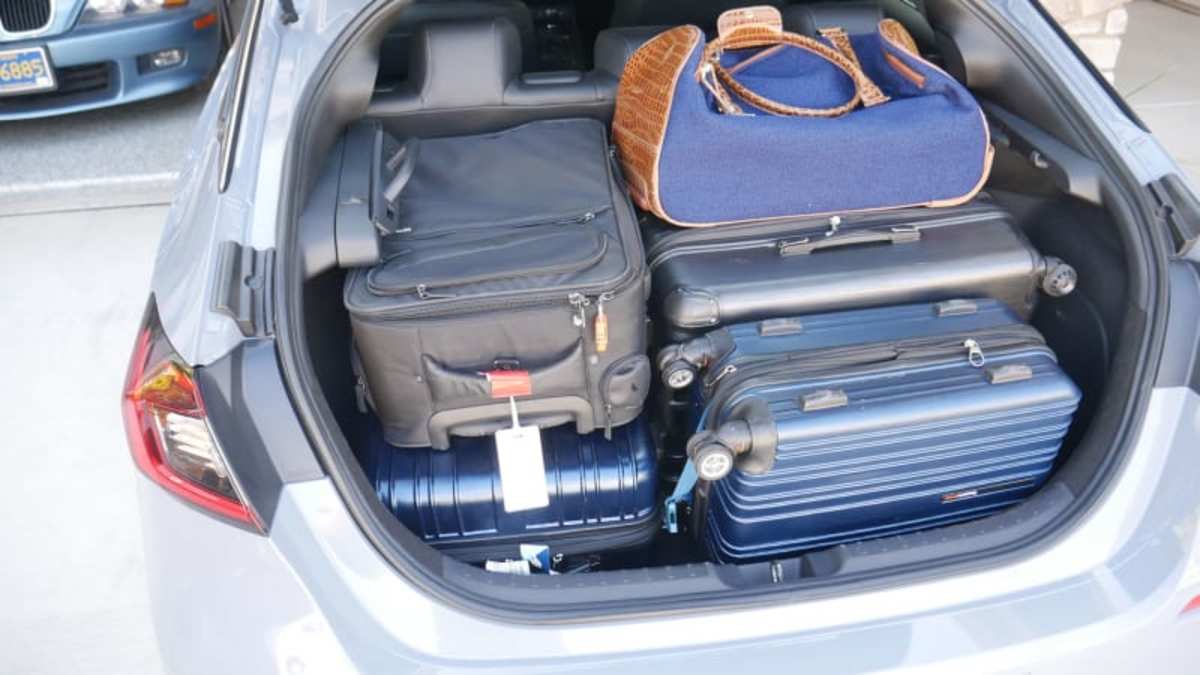 Honda Civic Hatchback Luggage Test: How it compares with sedan and ...