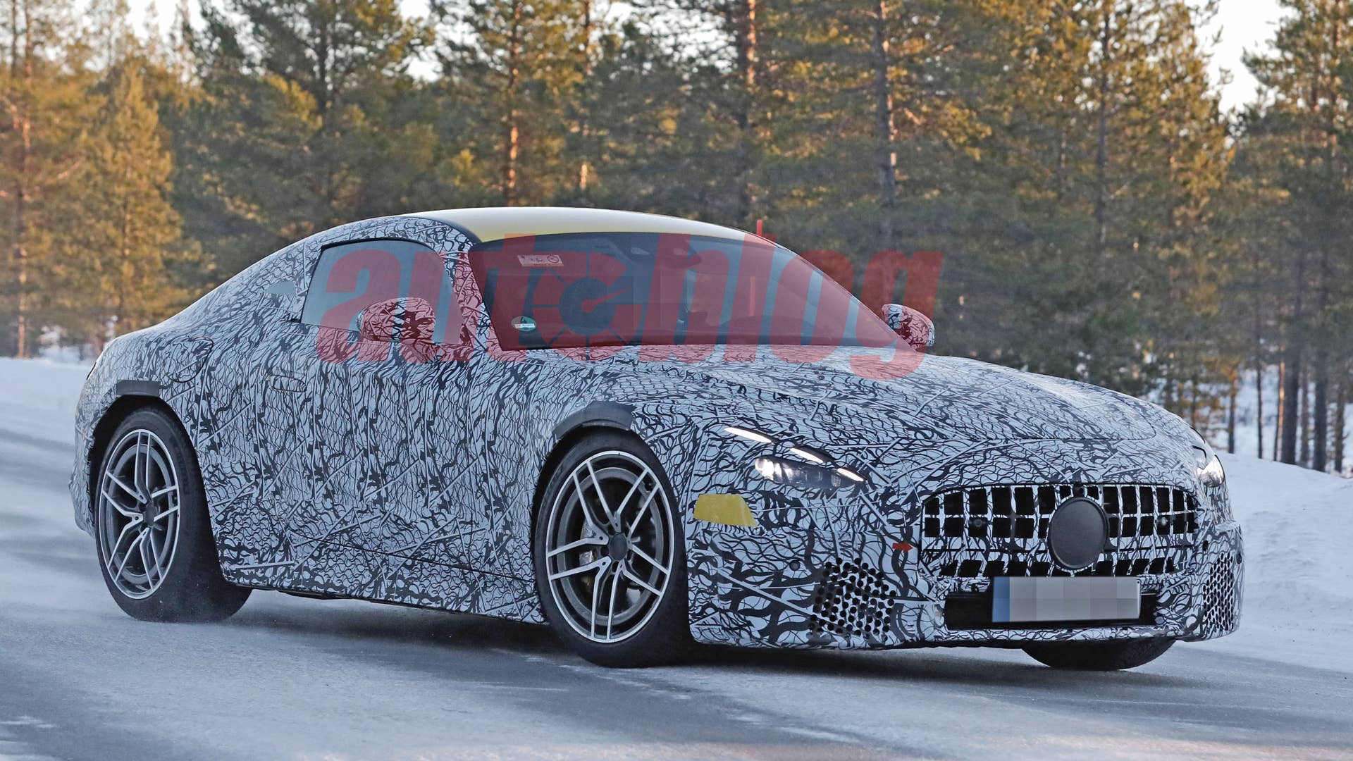 Next-gen Mercedes-AMG GT Coupe spied for the first time - Autoblog