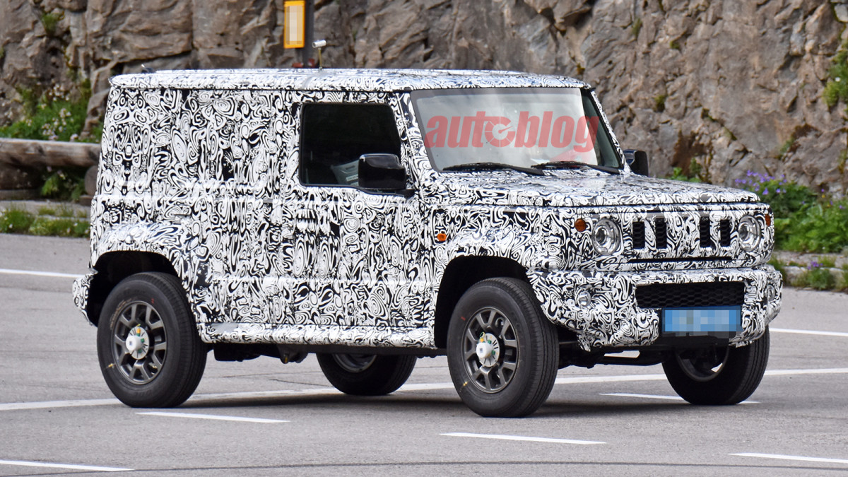 Suzuki Jimny four-door caught in new spy photos - Autoblog
