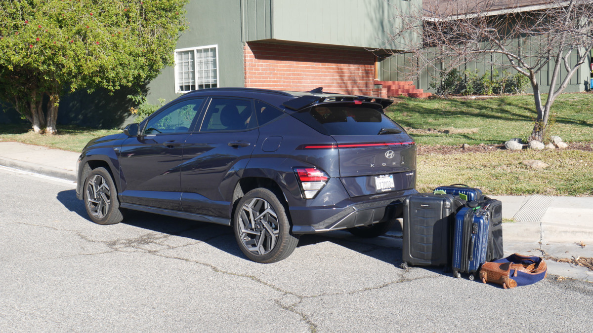 Hyundai Kona Luggage Test: How much cargo space? - Autoblog