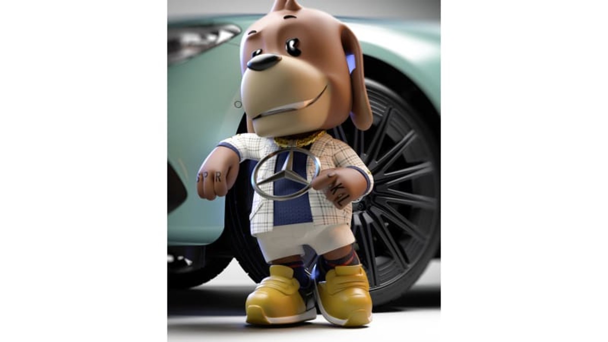 Mercedes and Superplastic reimagine the nodding dog toy - Autoblog