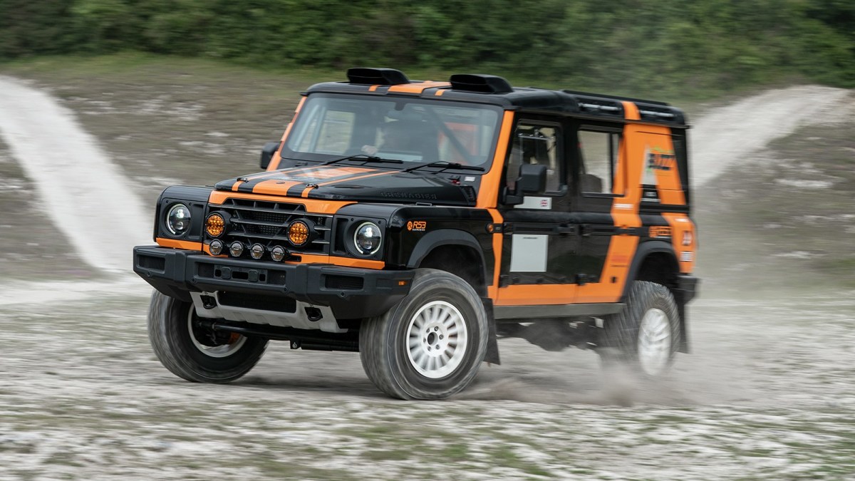 Ineos shows off V8-swapped, lifted and race-ready Grenadiers at ...