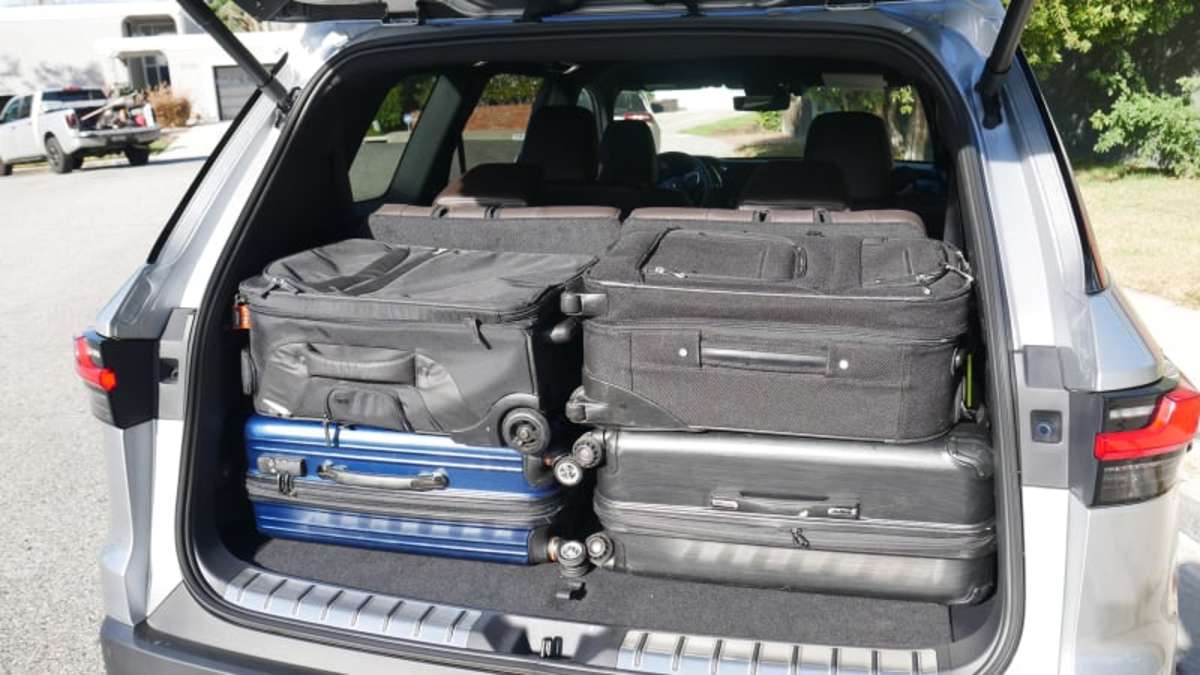 Lexus TX Luggage Test: How much fits behind the third row? - Autoblog