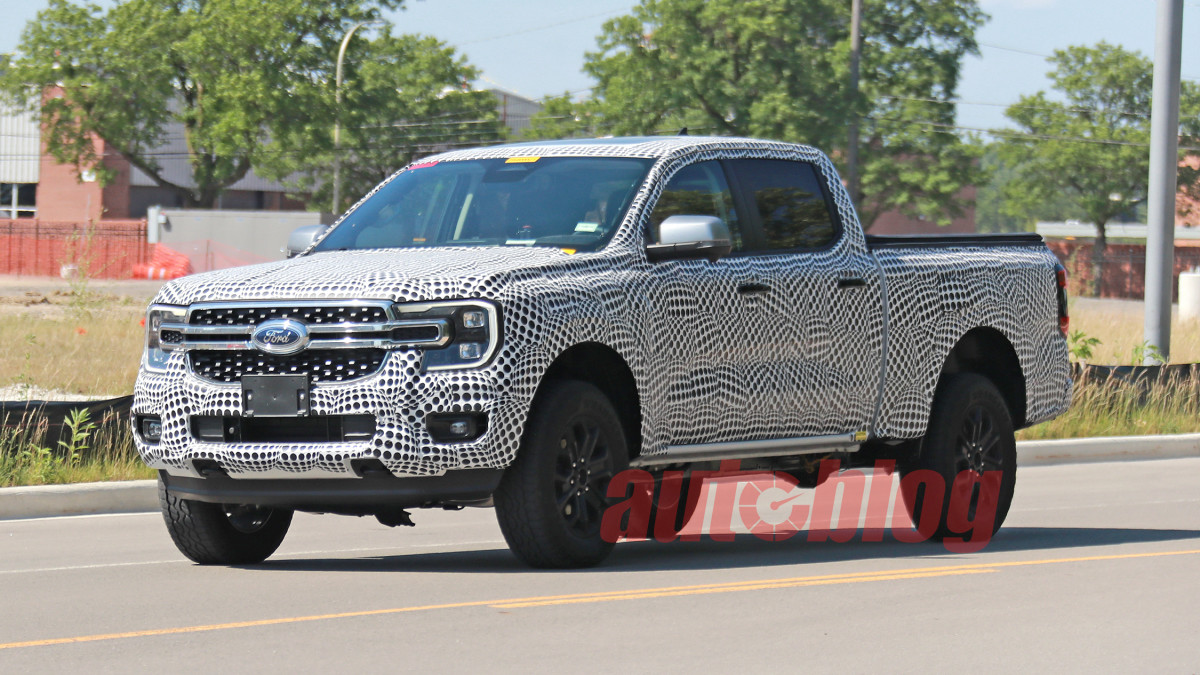 Ford Ranger next generation spied with long cab, long bed - Autoblog