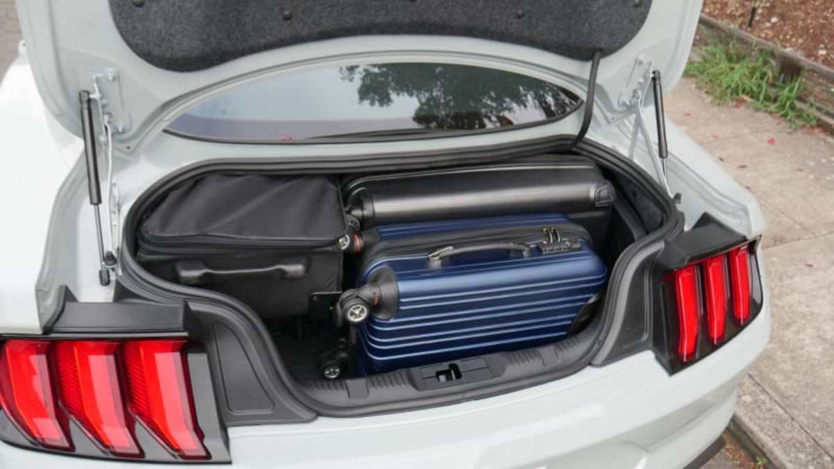 Ford Mustang Luggage Test: How big is the trunk? - Autoblog