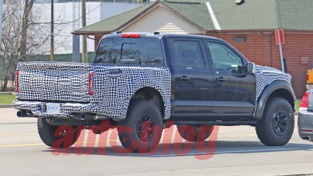 V8-powered 2022 Ford F-150 Raptor R spied testing alongside Ram TRX ...