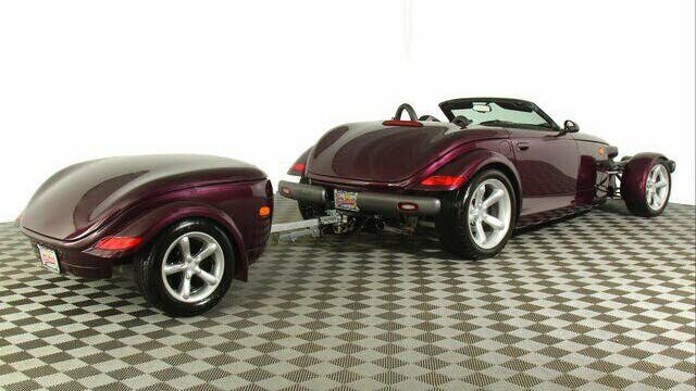 The Plymouth Prowler was so cool you could get a Prowler-shaped trailer ...