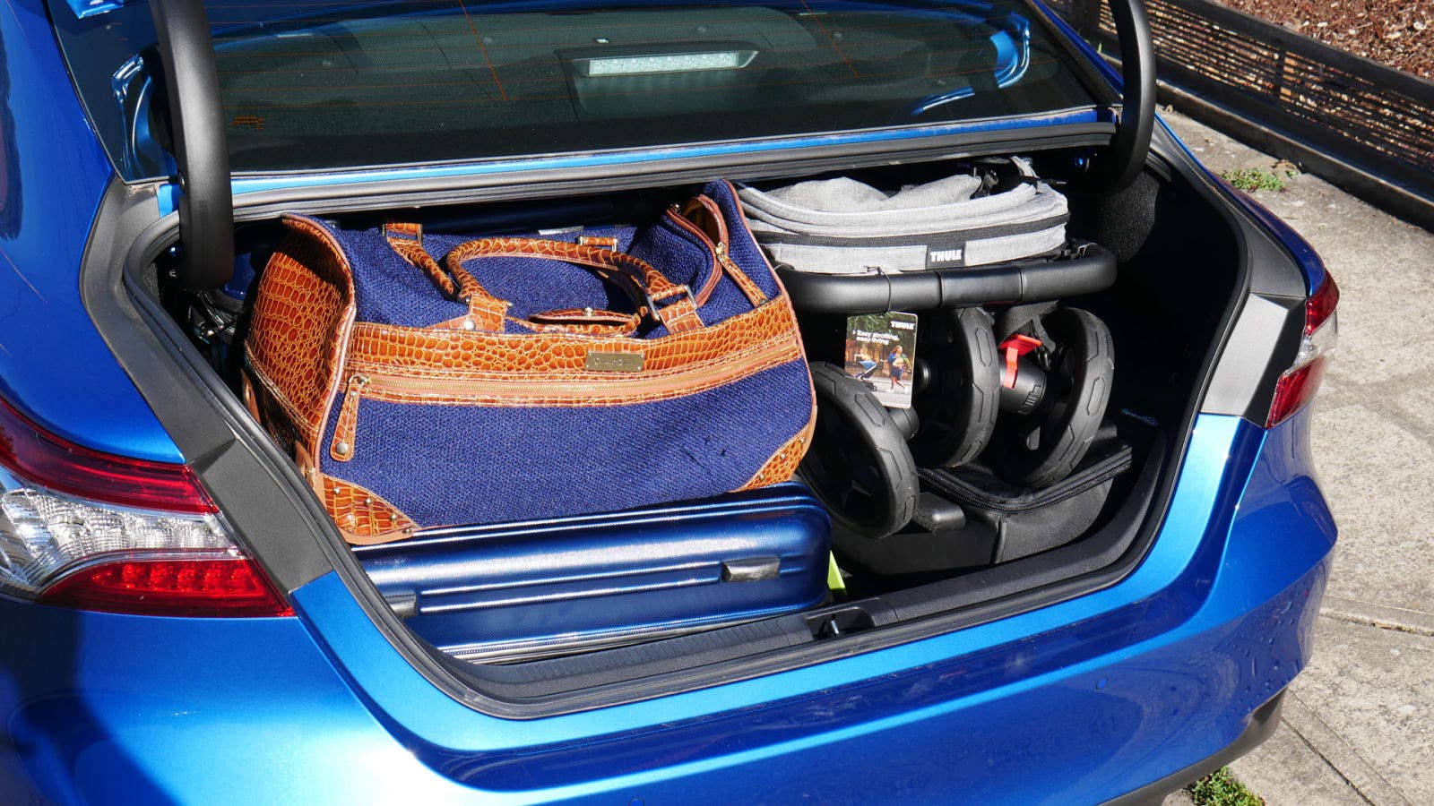 Toyota Camry Luggage Test | How big is the trunk? - Autoblog