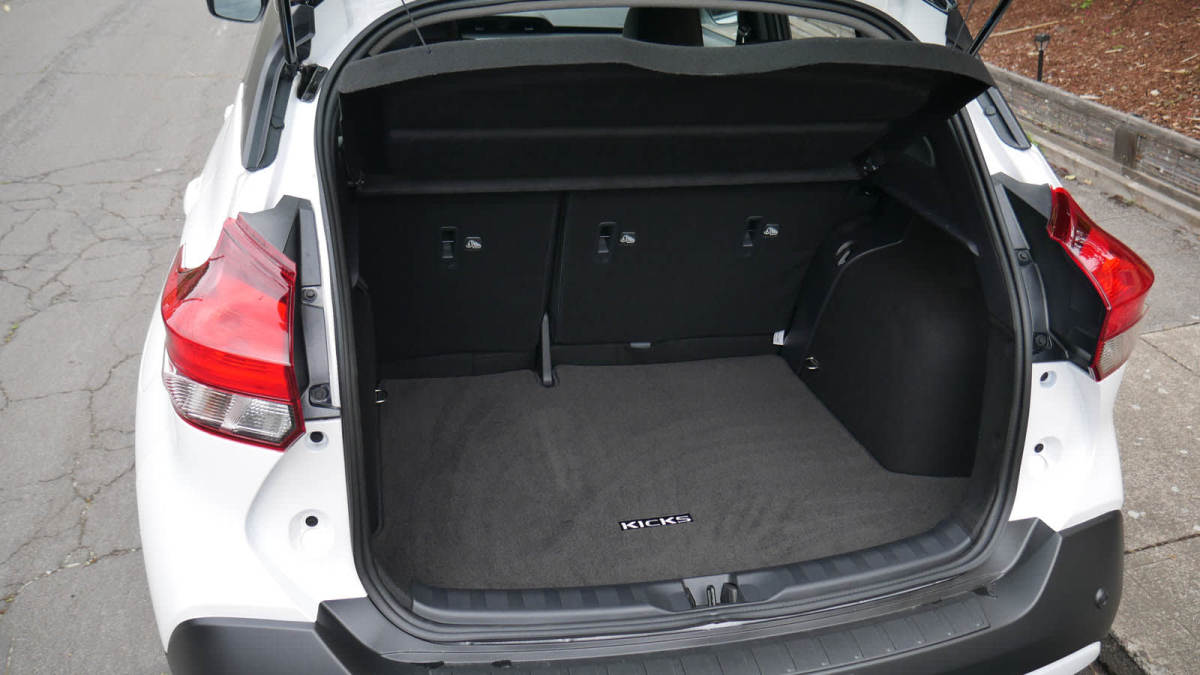 Nissan Kicks Luggage Test How big is the trunk Autoblog