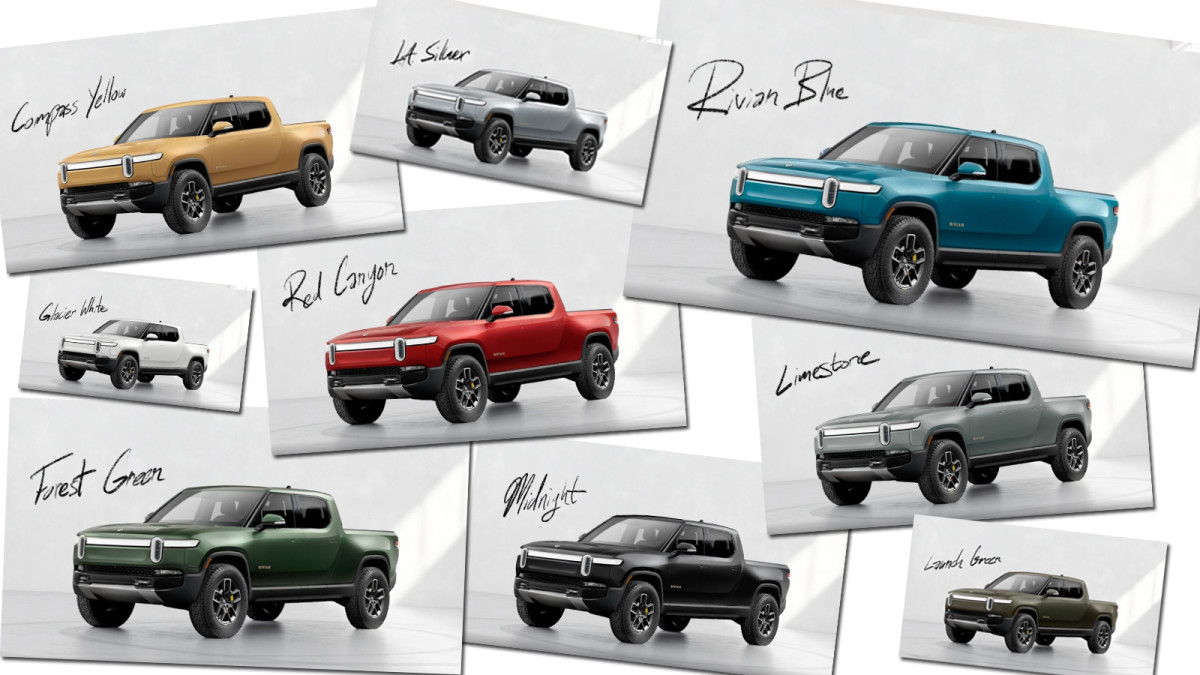 Rivian reveals all the R1T's colors and trim-level details - Autoblog