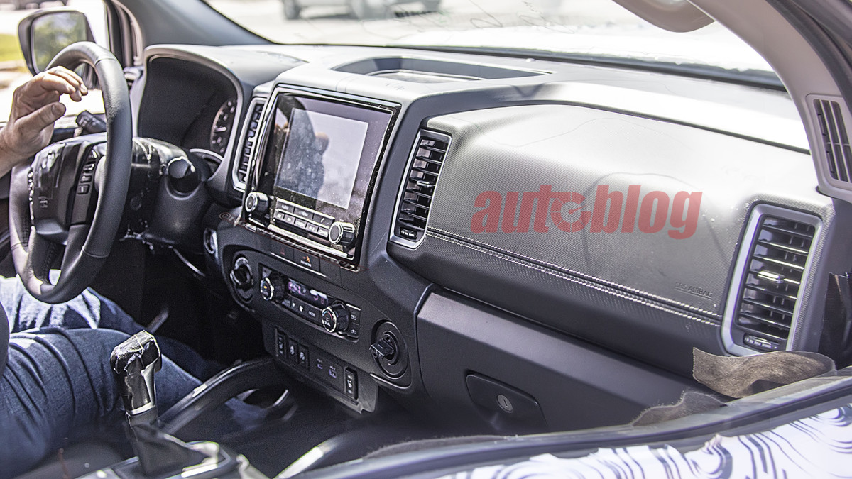 2021 Nissan Frontier interior revealed in new photos Autoblog