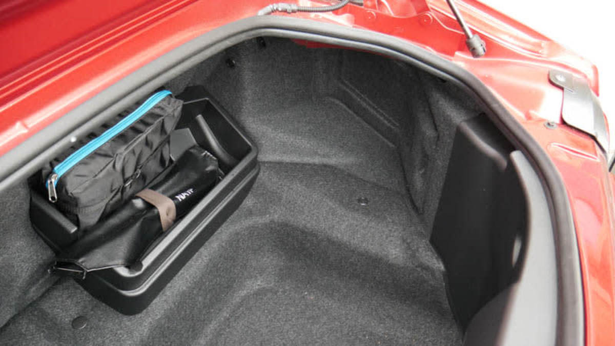 Mazda MX-5 Miata RF Luggage Test | How big is the trunk? - Autoblog