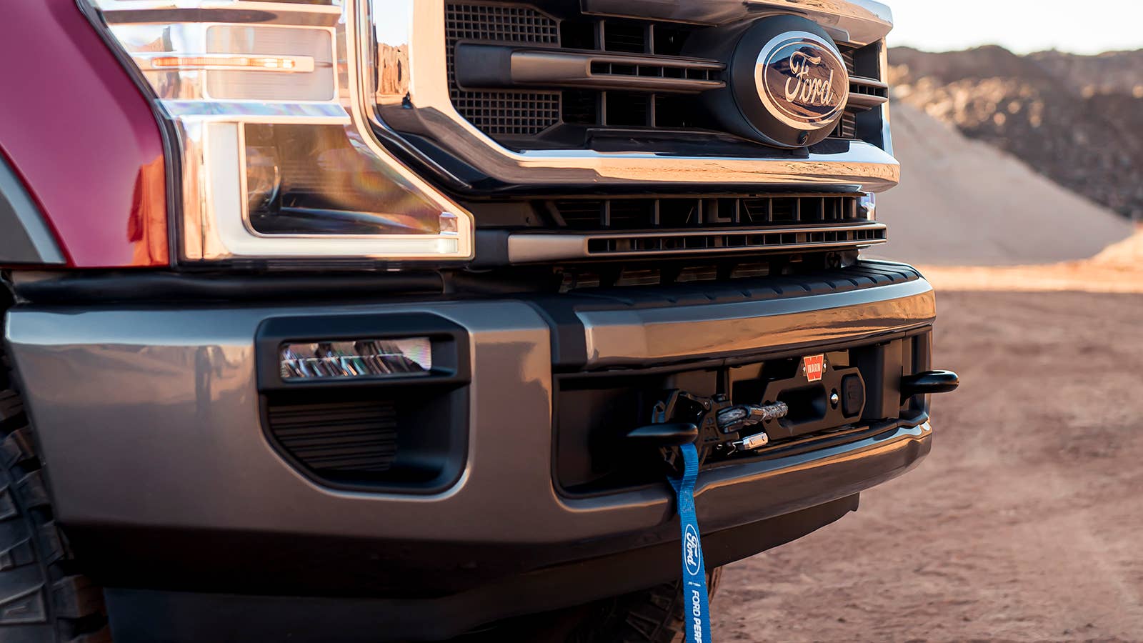 Ford Performance Warn winch now available for other Super Duty models ...