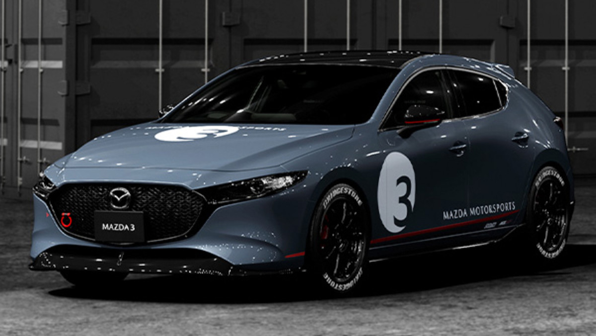 Race-inspired Mazda 3, CX-5, and Miata look great with white letter ...