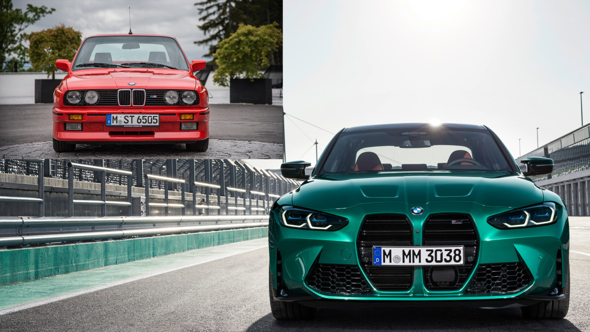 BMW M3 through the years | Check out the 2021 BMW M3 and M4 next to its ...