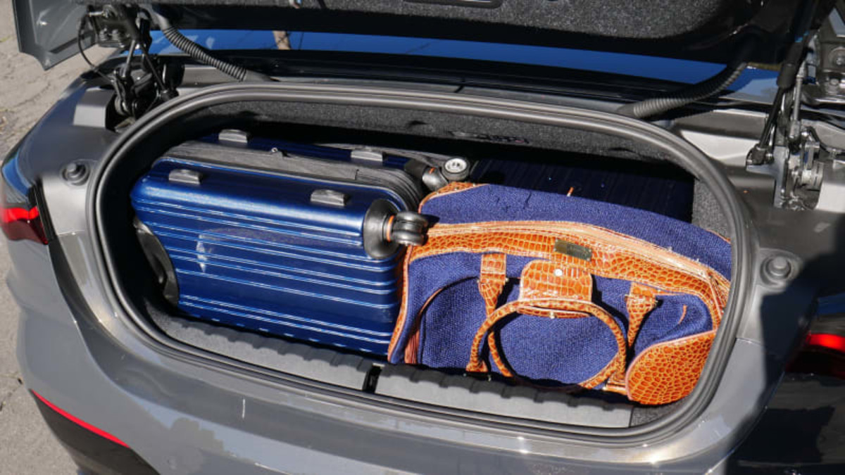 BMW 4 Series Convertible Luggage Test | How big is the trunk? - Autoblog