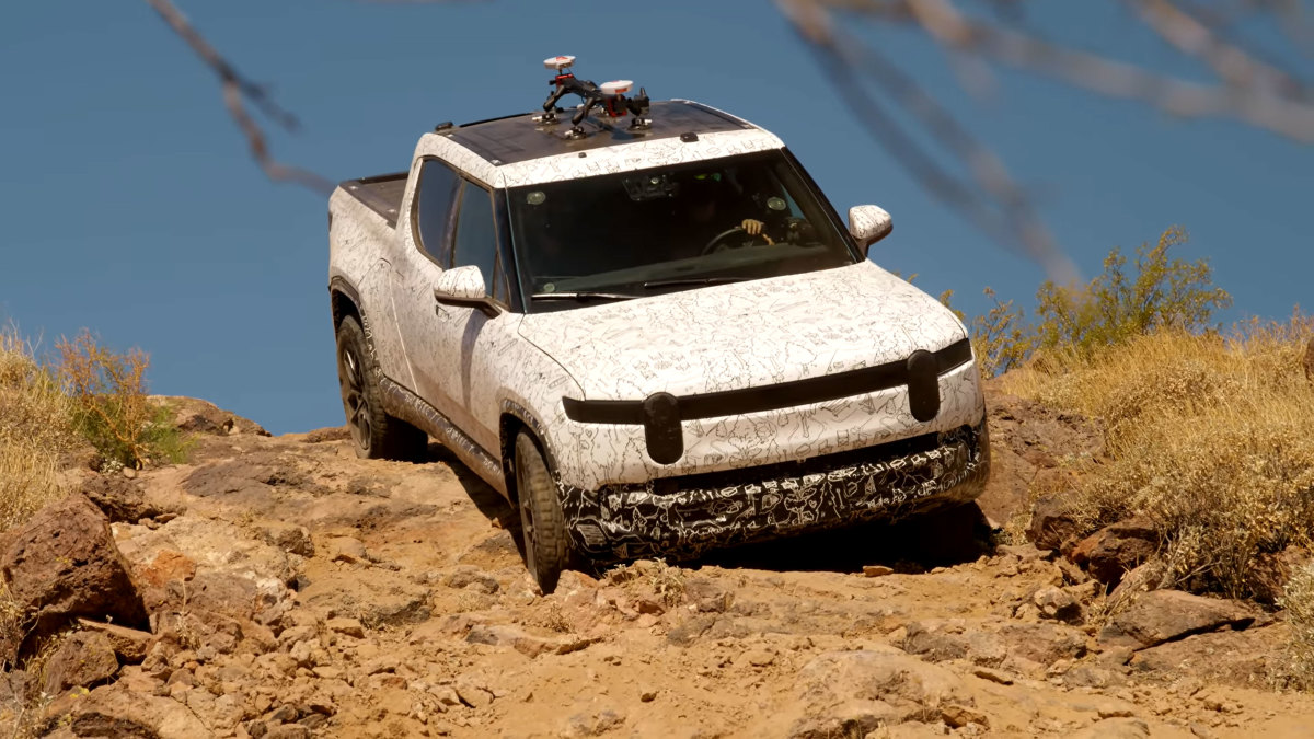 Rivian R1T faces first competitive test in Rebelle Rally - Autoblog