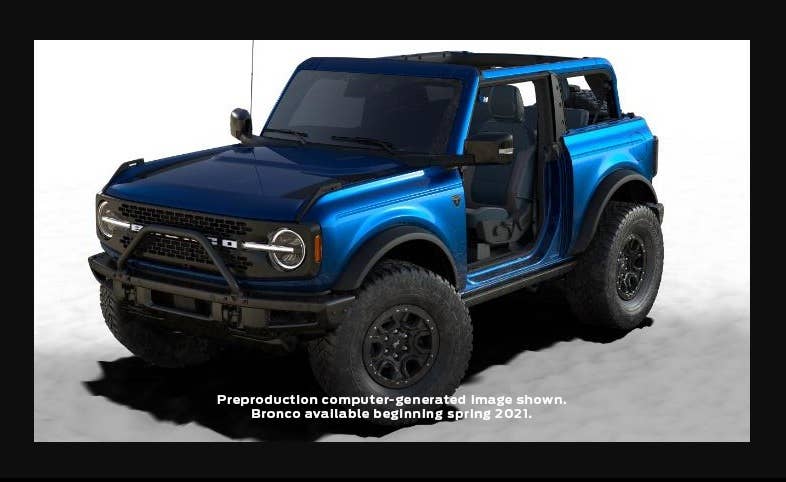 Ford Bronco paint: Here's one way to spot a First Edition - Autoblog