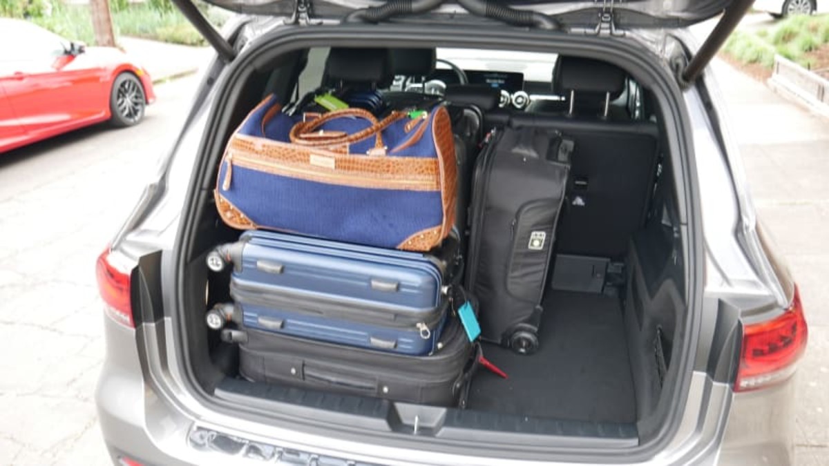 Mercedes GLB 250 Luggage Test | How much cargo space? - Autoblog