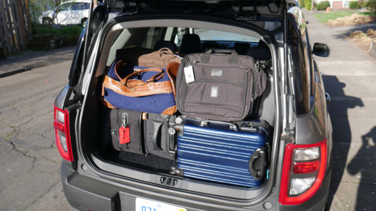 Ford Bronco Sport Luggage Test | How much cargo space? - Autoblog