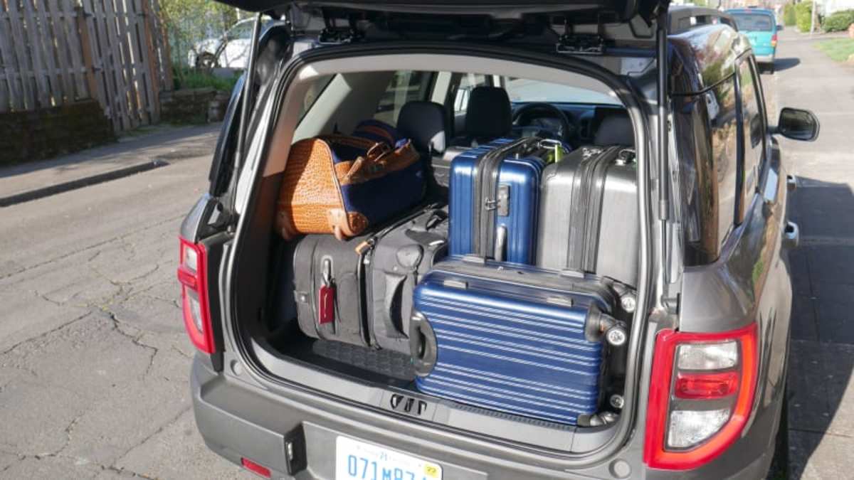 Ford Bronco Sport Luggage Test | How much cargo space? - Autoblog