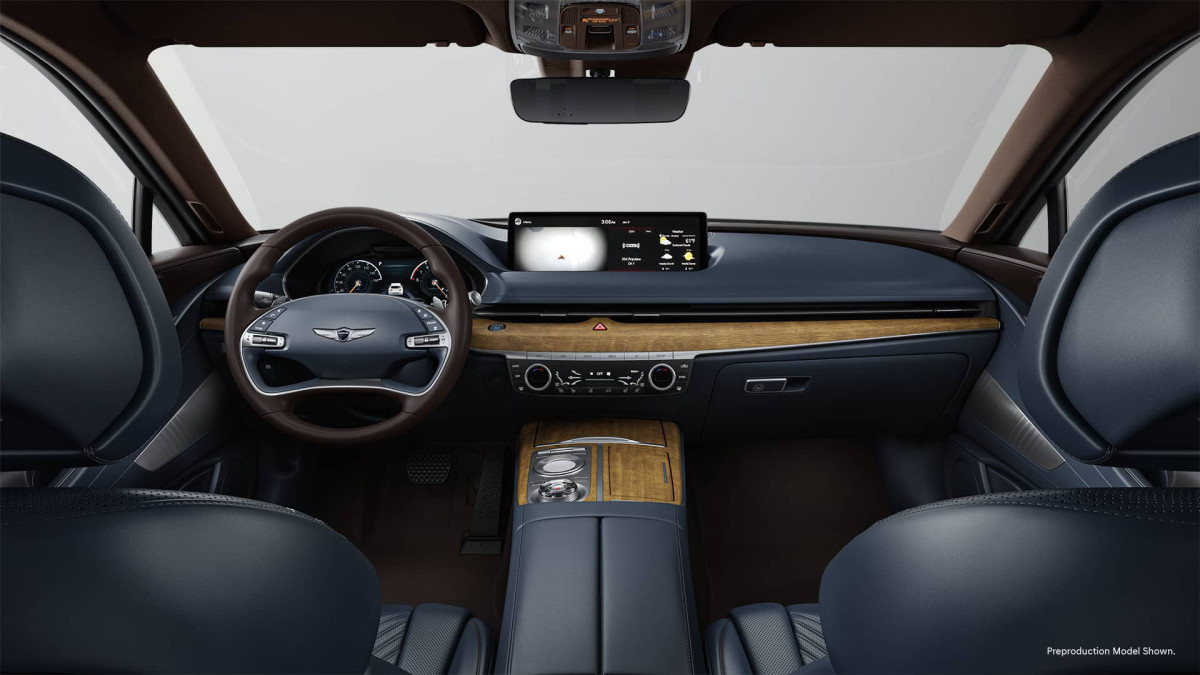 2021 Genesis G80 interior looks spectacular in its many colors - Autoblog
