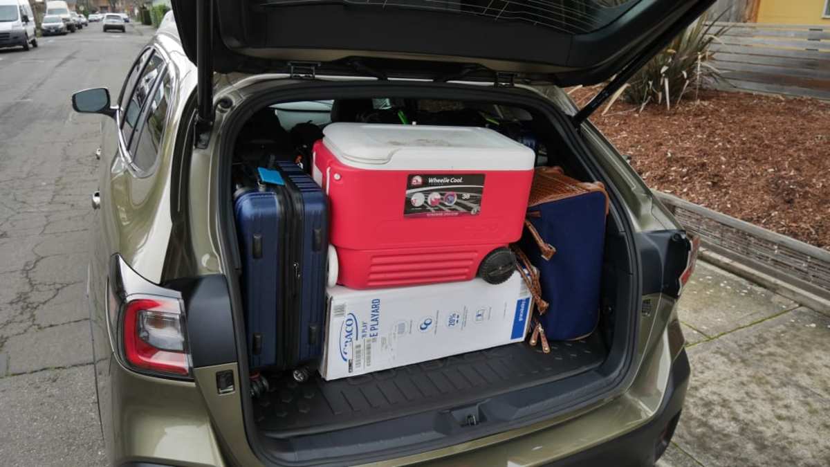 Subaru Outback Luggage Test | How much cargo space? - Autoblog