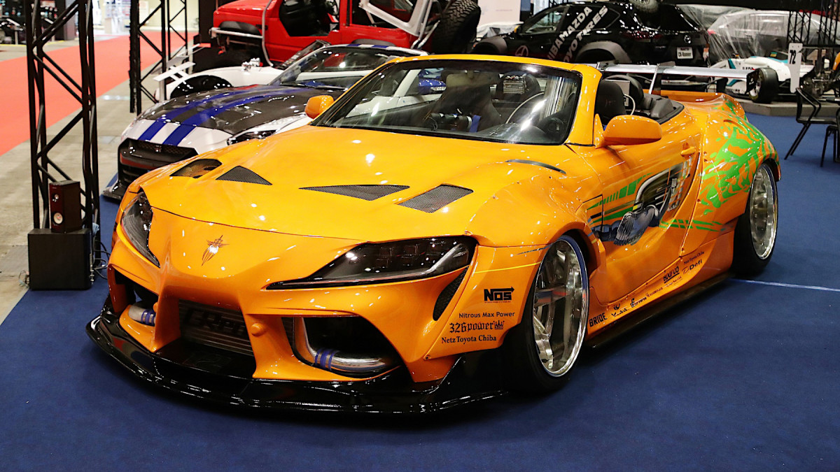 This 2JZ-powered Toyota Supra convertible is actually a Lexus - Autoblog