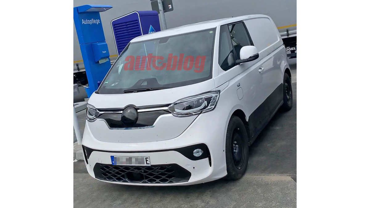 VW ID.Buzz prototype appears with near-production body in spy photos ...