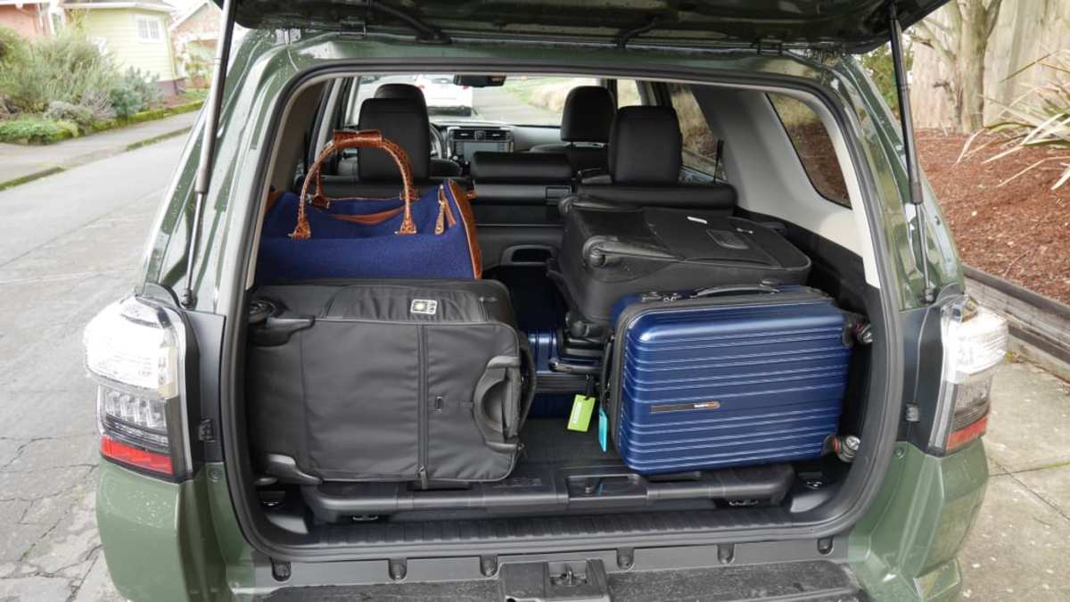 Toyota 4Runner Luggage Test | How much cargo space? - Autoblog