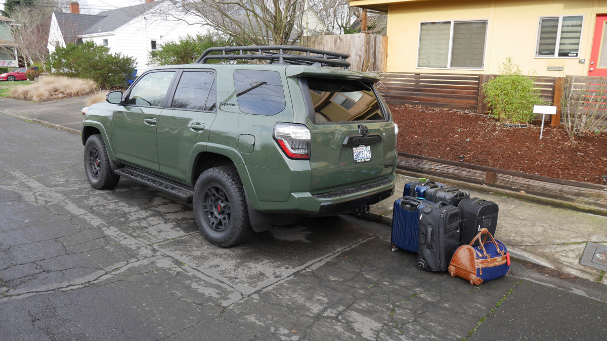 Toyota 4Runner Luggage Test | How much cargo space? - Autoblog