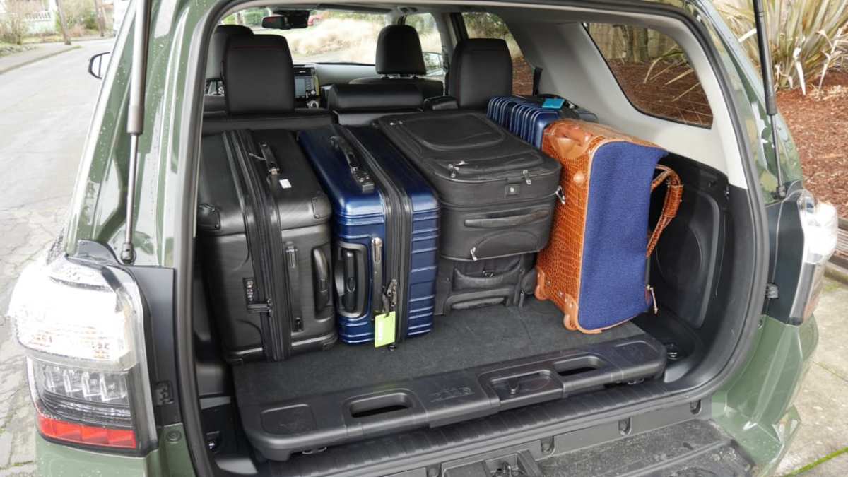 Toyota 4Runner Luggage Test | How much cargo space? - Autoblog