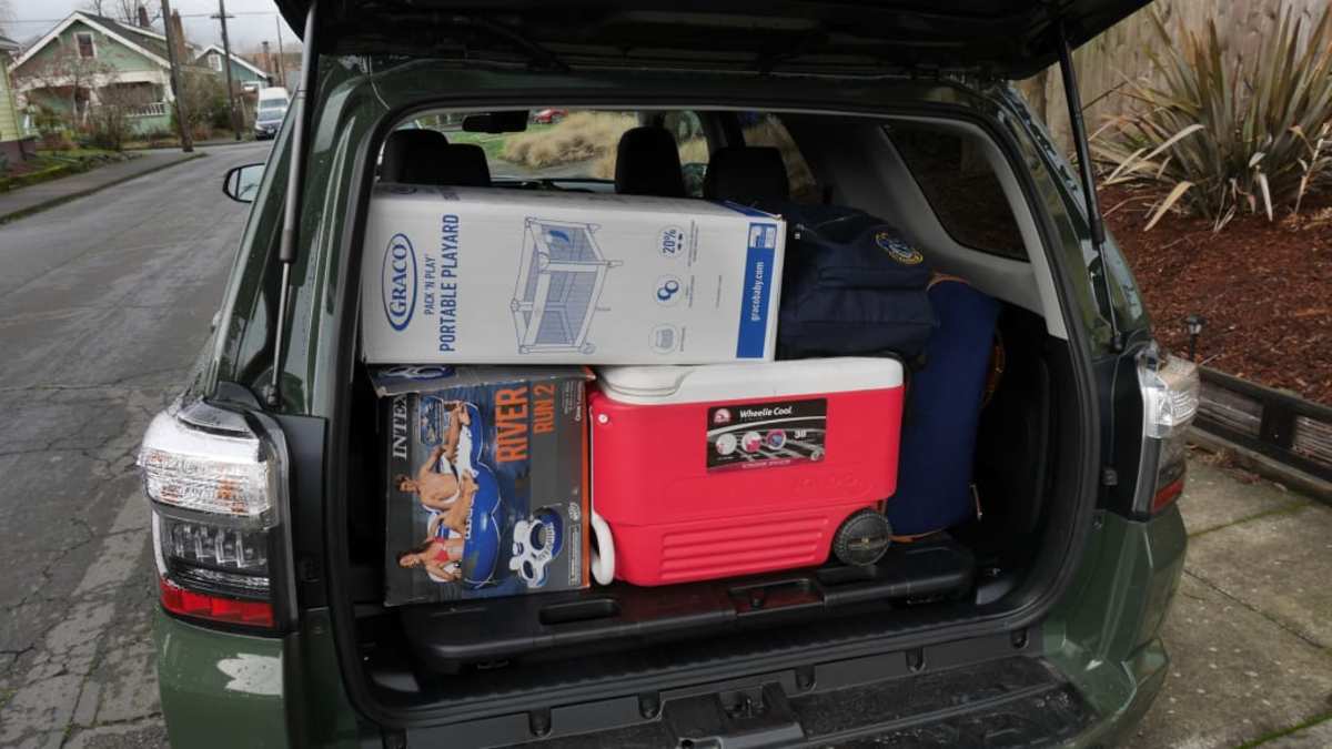 Toyota 4Runner Luggage Test | How much cargo space? - Autoblog