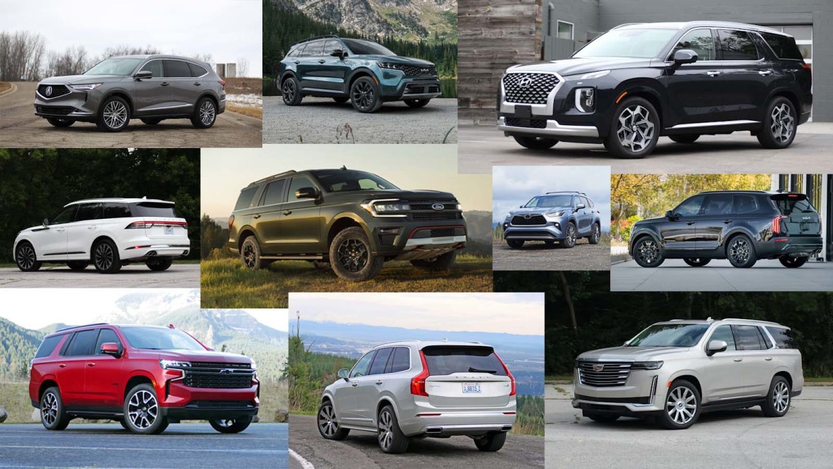Best 3rd row SUVs of 2022 - Autoblog