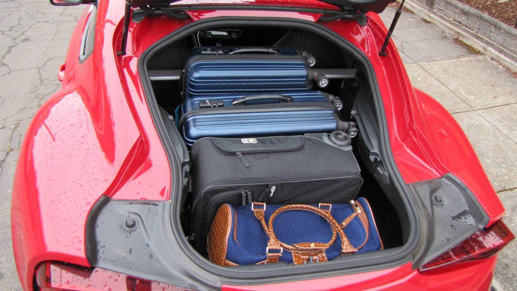 Toyota Supra Luggage Test | How big is the trunk? - Autoblog