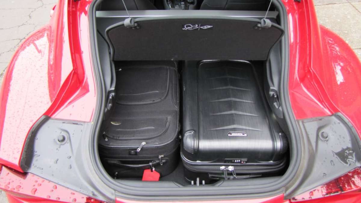 Toyota Supra Luggage Test | How big is the trunk? - Autoblog