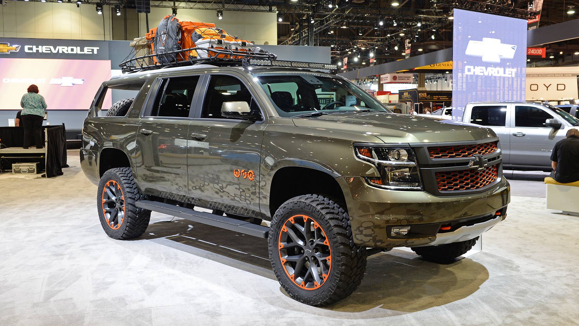 Luke Bryan Chevy Suburban is a rolling hunting blind - Autoblog