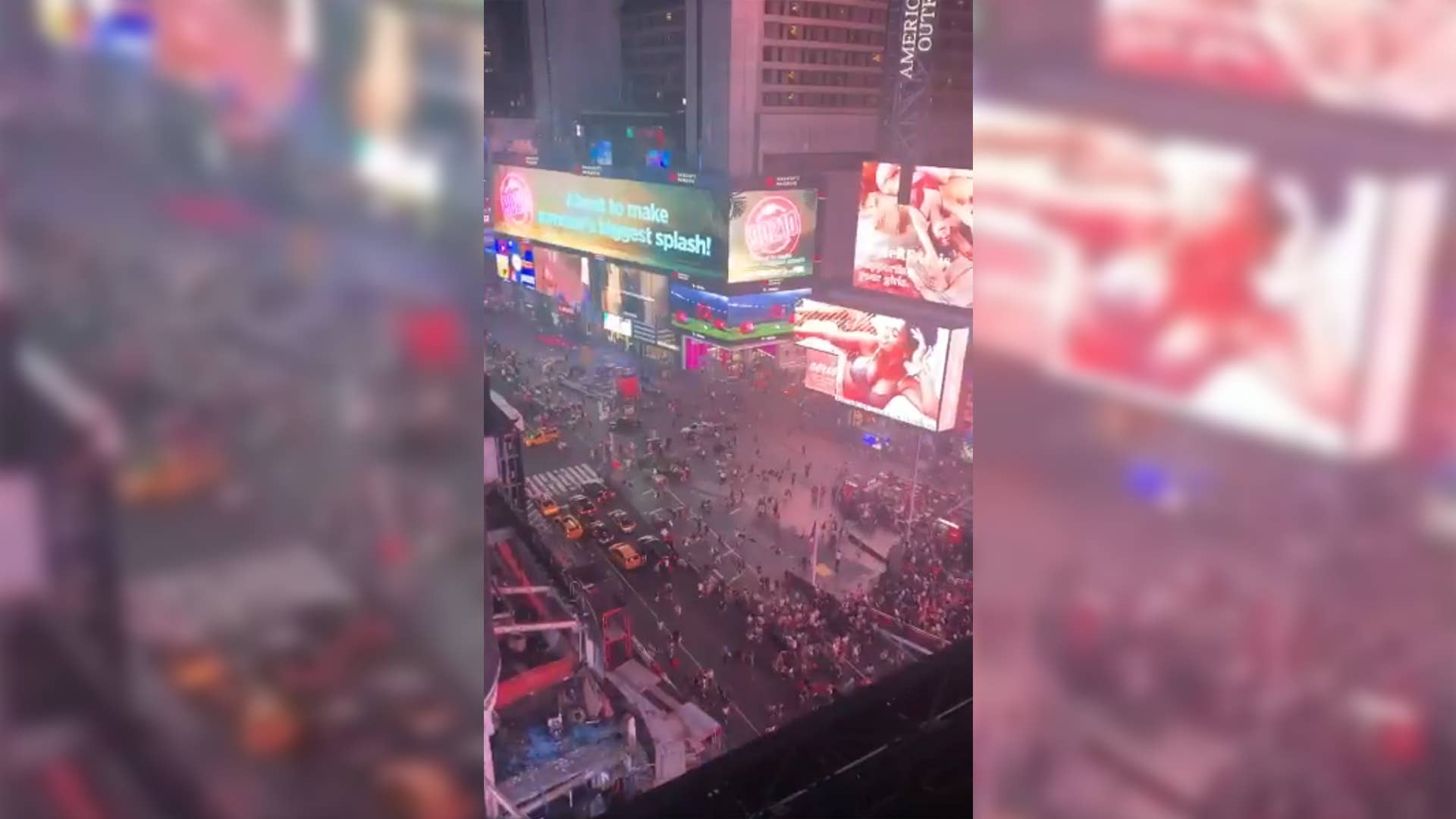 Backfiring motorcycle sends Times Square tourists into a panic ...