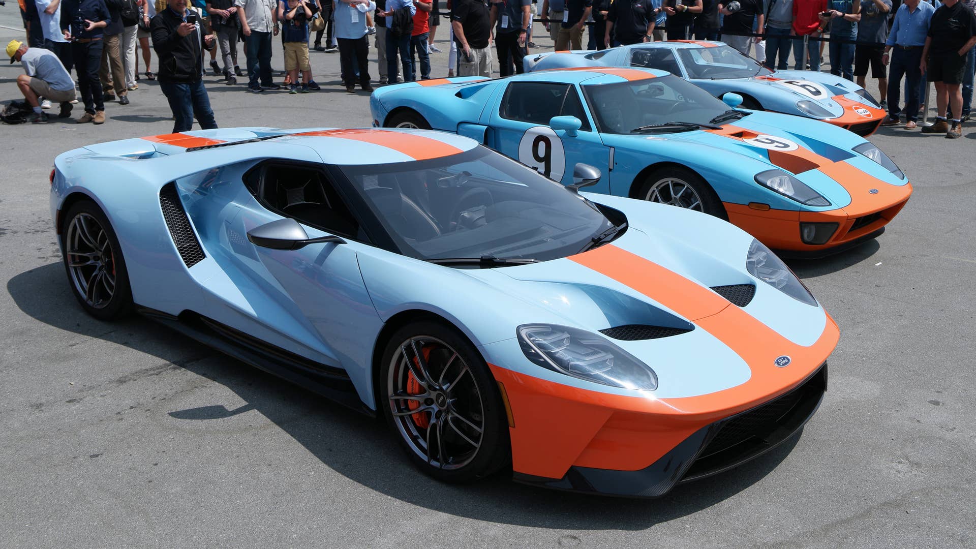 2019 Ford GT Heritage Edition brings Gulf Oil livery to the street ...