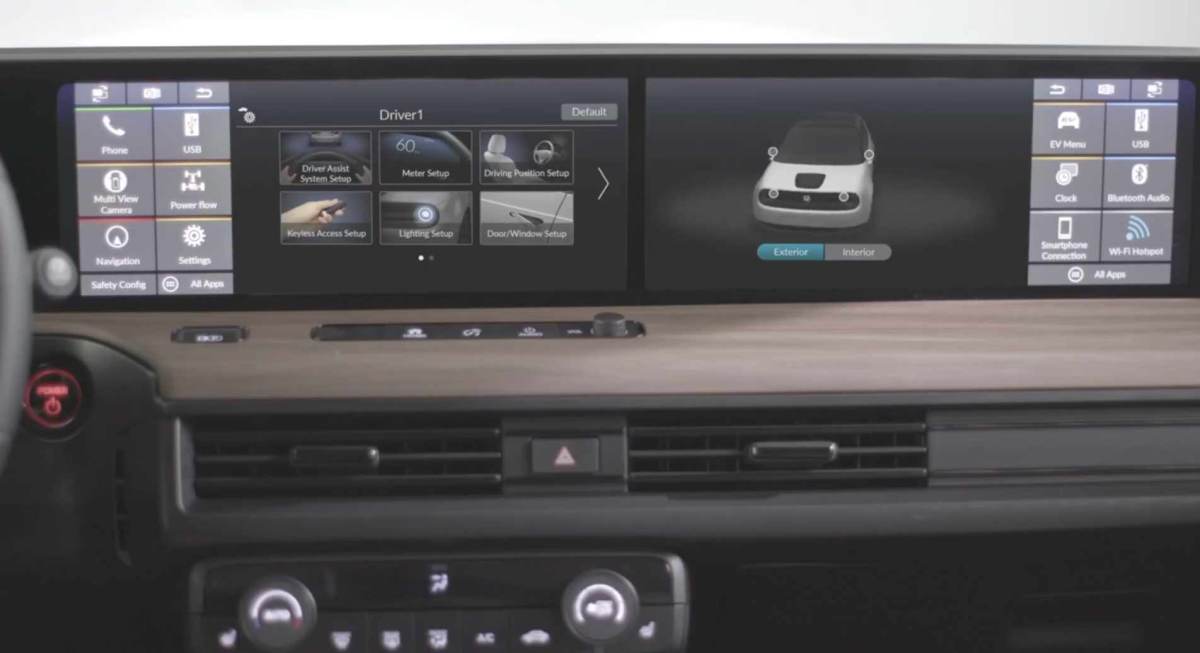 Honda E demonstrates its touchscreen dashboard - Autoblog