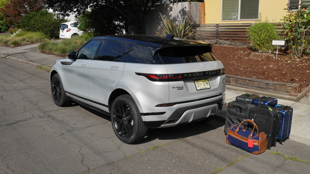 2020 Range Rover Evoque Luggage Test | How much fits in the cargo area ...